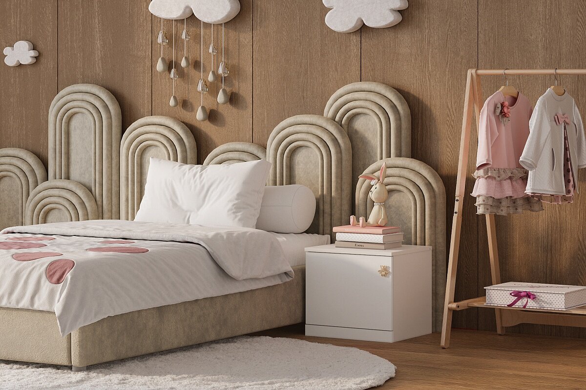 Тумба прикроватная МебельЛэнд24 Скарабей Mini - 1 Белый 45x38x40 напольная