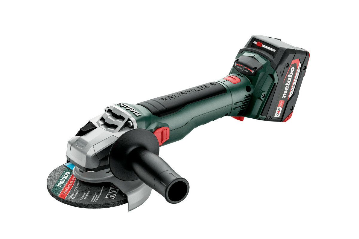 Шлифмашина УШМ аккумуляторная W 18 LT BL 11-125 Metabo, 613052510