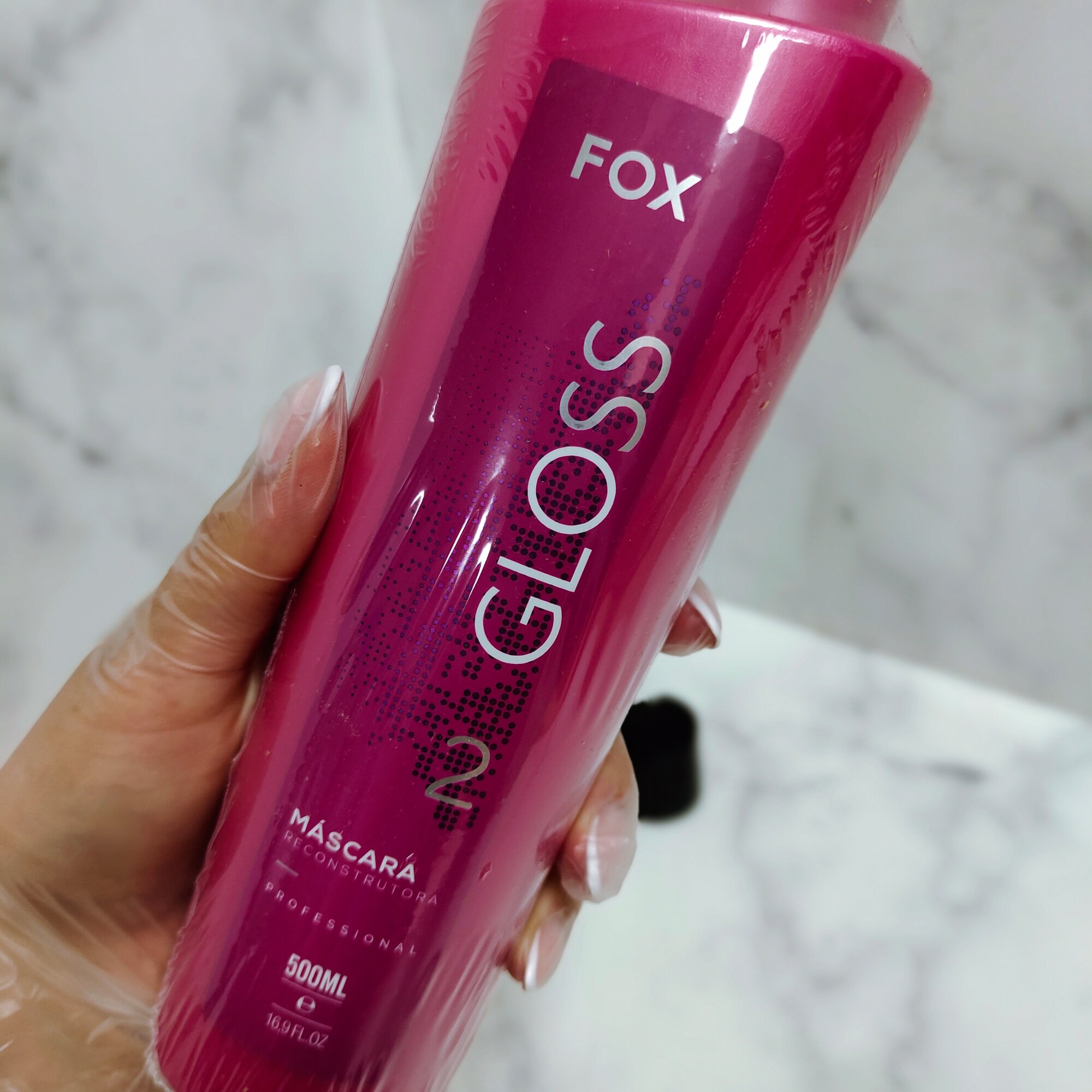 Fox Gloss кератин для волос , выпрямление и блеск волос 500 мл — фото 1