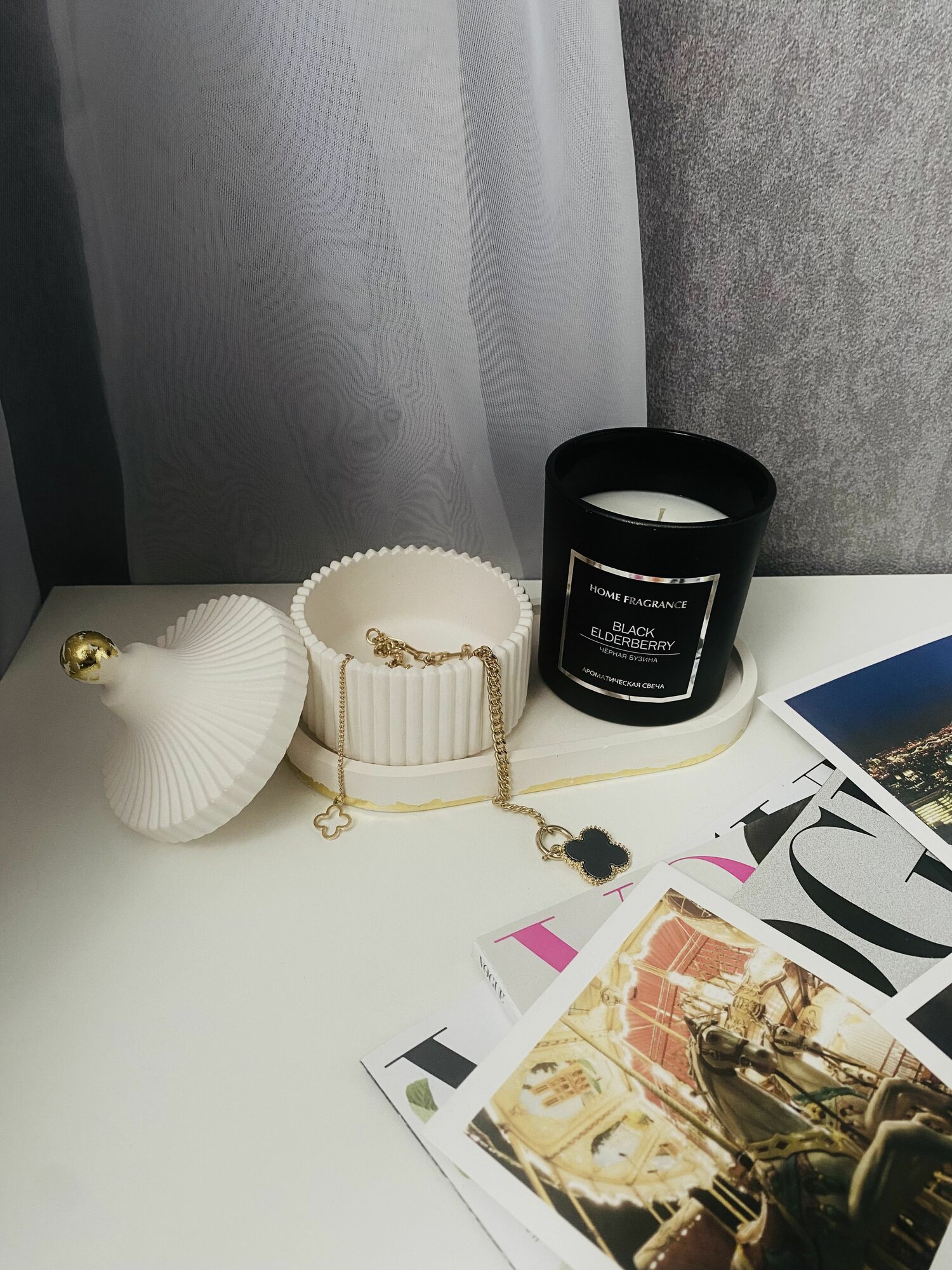 Шкатулка из гипса