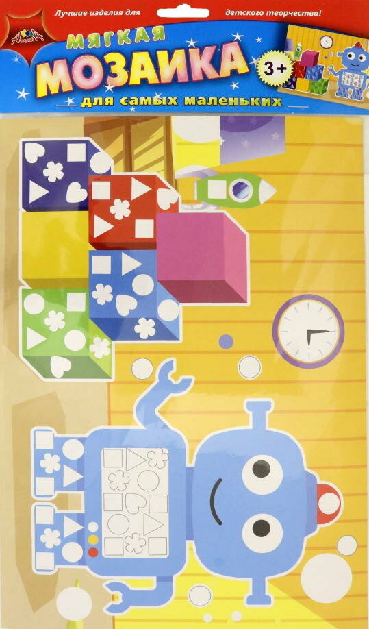 Мозаика мягкая для самых маленьких "Робот"
