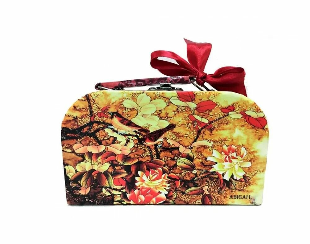 Abigail Чай черный листовой Молочный улун, Кейс Пейзаж с птицами 85 г, 1 шт