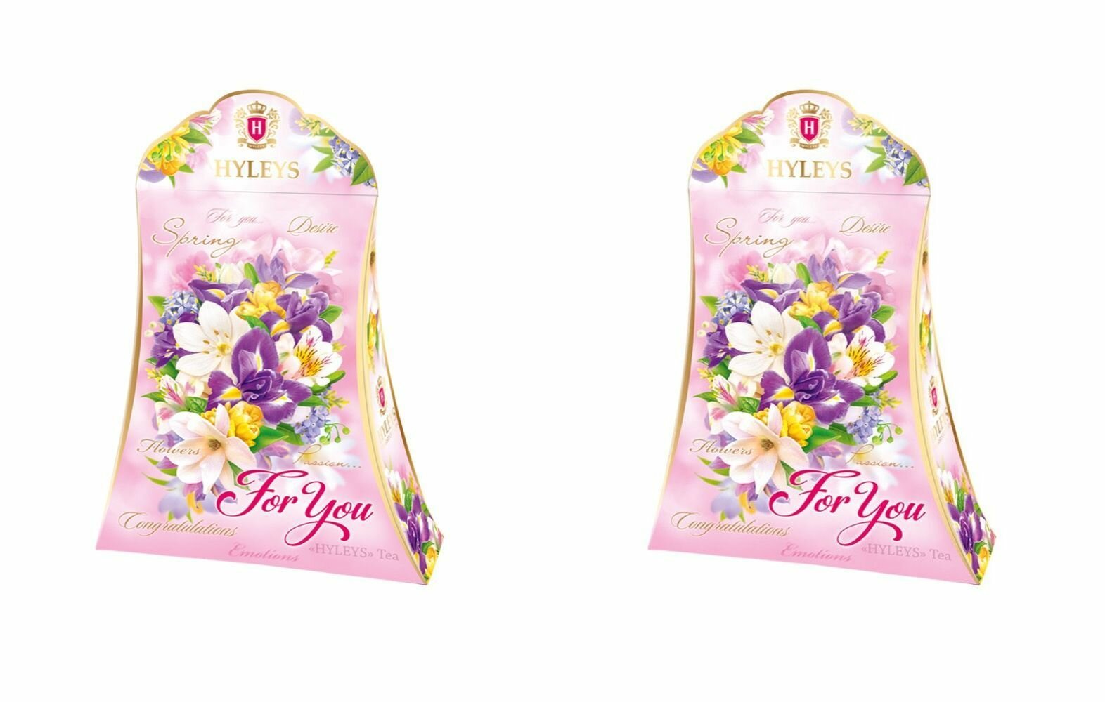 HYLEYS Чай черный, FOR YOU, 75 г, среднелистовой, 2 уп