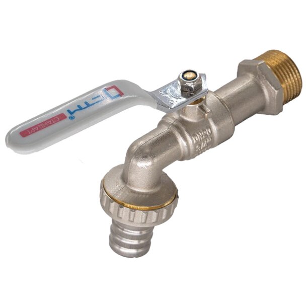 Кран шаровой СТМ 1/2" садовый ручка