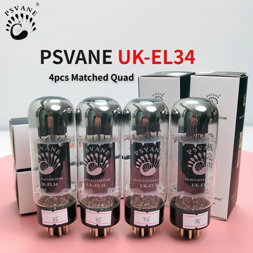 PSVANE UK-EL34 UKEL34 ламповый усилитель 4pcs Matched Quad