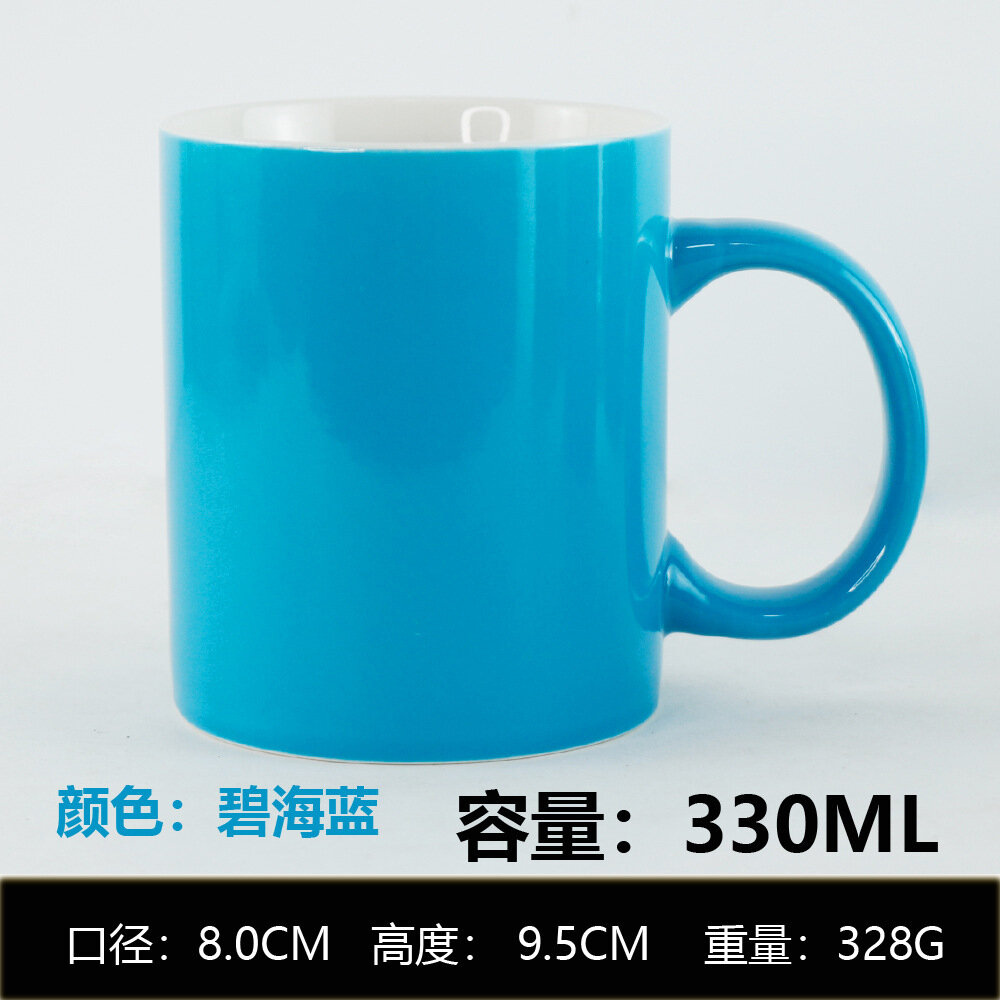 Корпоративные подарки от фабрики, высококачественная креативная кружка из керамики, новогодняя чашка для завтрака, чашка, меняющая цвет