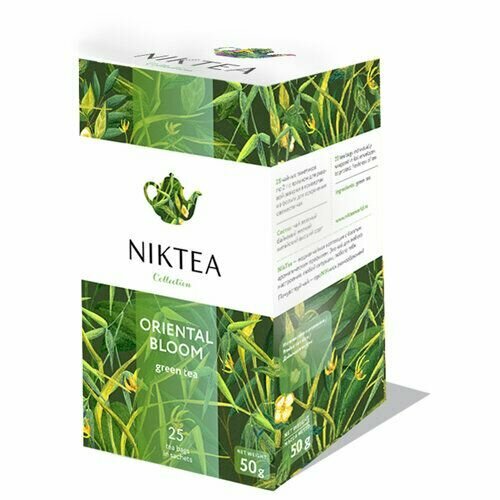 3шт, Чай Niktea Ориентал Блум 25*2гр