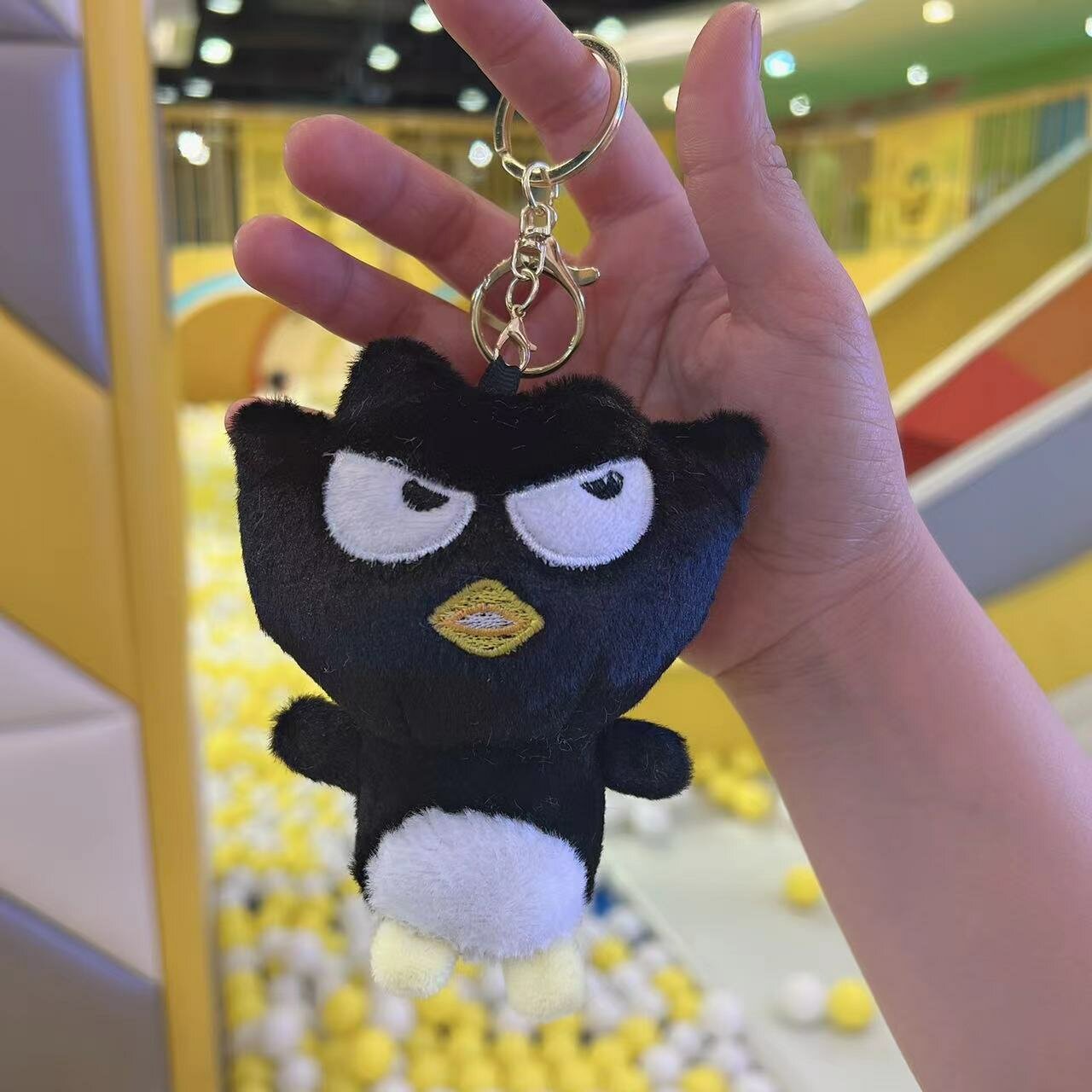Новая цепочка для телефона Xiaohongshu с куклой Куроми в виде лапки кролика, плюшевый брелок с пингвином,