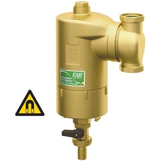 Грязеуловитель Far 1 (ВВ) с поворотным соединением, с магнитными вставками