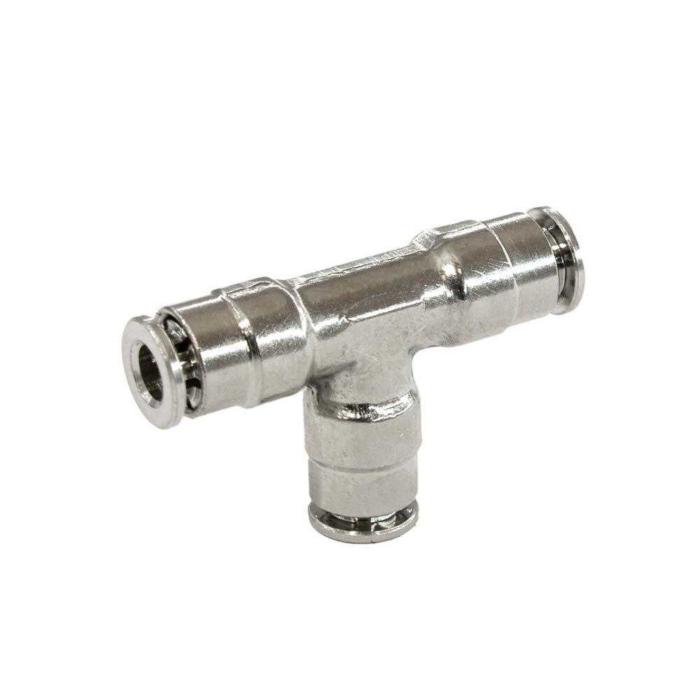 Пневмофитинг цанговый T-образный переходной Cn-T4 для полиуретановых и рильсановых трубок, Арт. 5345