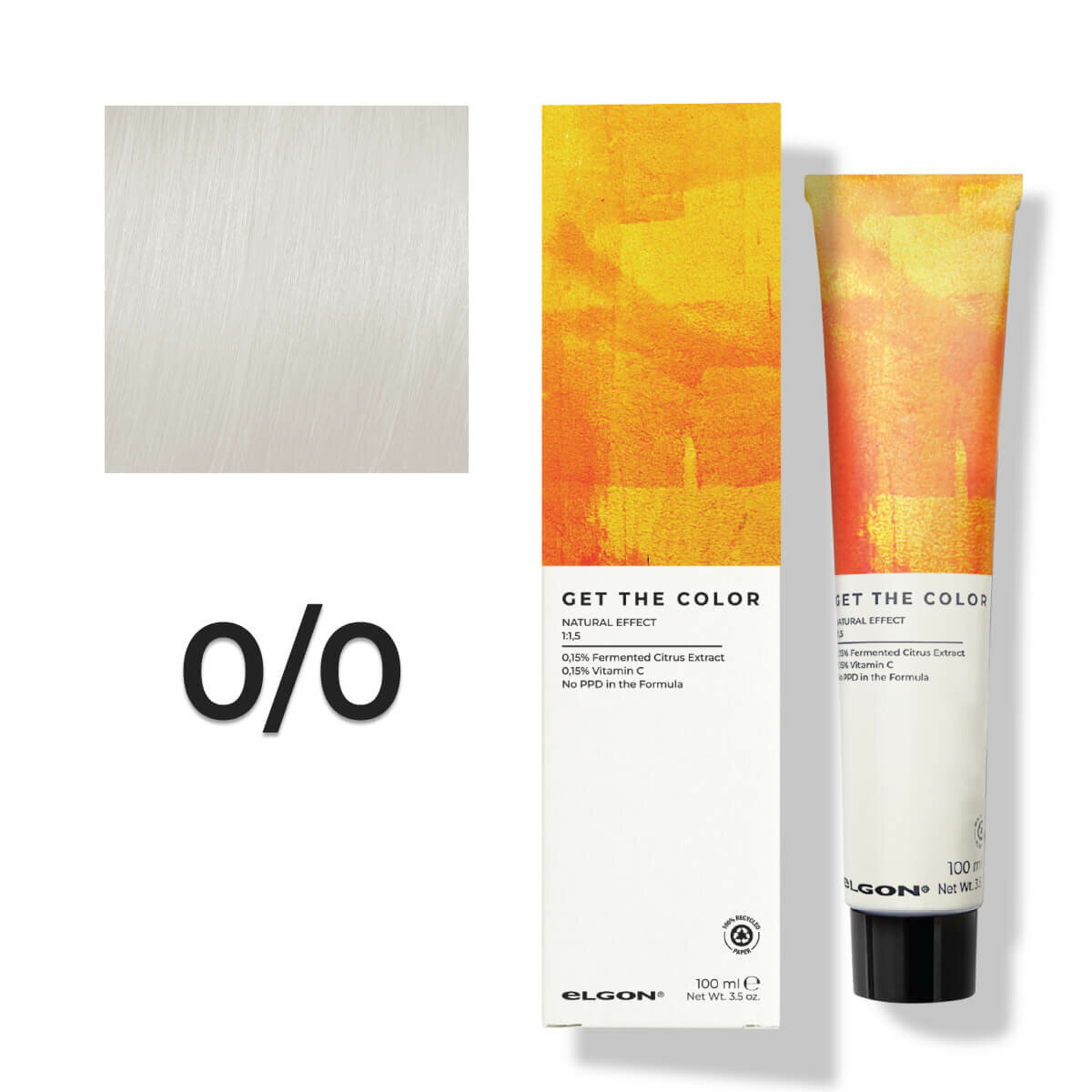 Стойкая краска для волос профессиональная Elgon Get the Color 0/0 Нейтральный, 100 мл