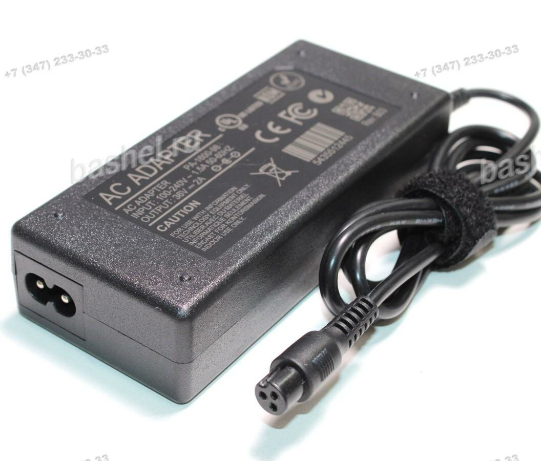 Зарядное устройство для гироскутера 36V, 2A Voltlander AC-N320-H (штекер 3f pin, 9 мм (2+ 1-))