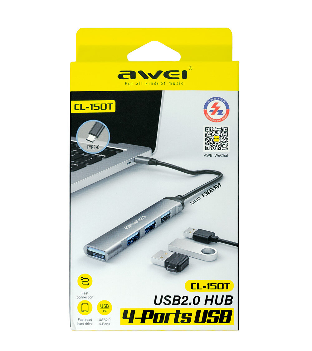 USB-HAB концентратор AWEI CL-150T