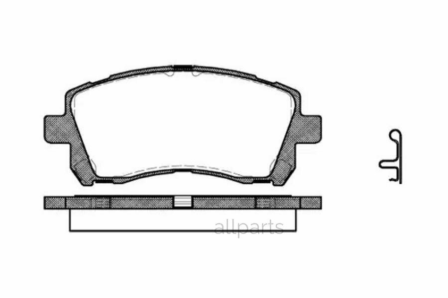 REMSA 065502 655 02 D7036-01=Y07-7036 ! колодки дисковые п.\ Subaru Forester 2.0 02>/Legacy2.5i 4WD 96-99