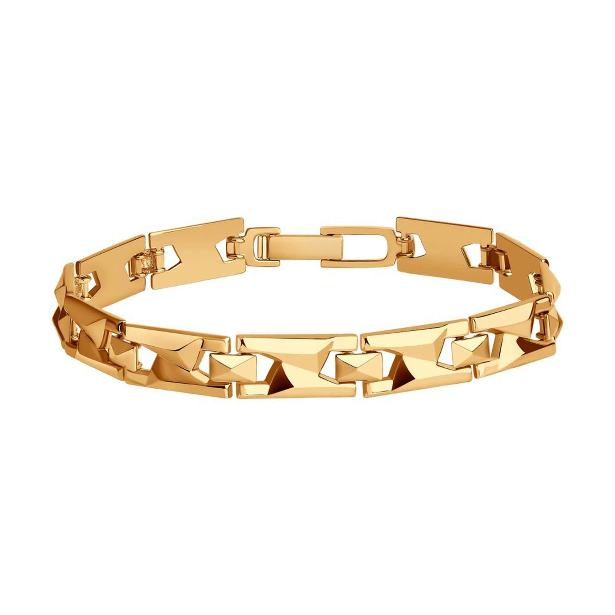 Браслет, красное золото, 585 проба