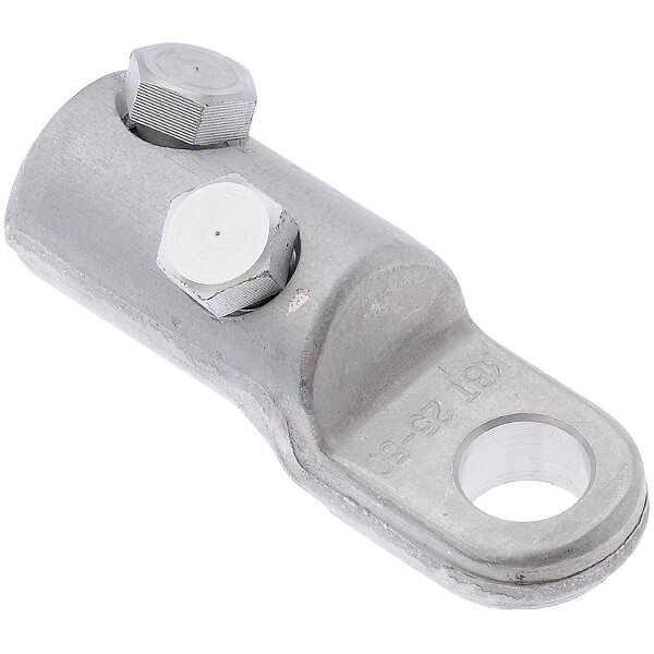 Наконечник 65807 2НБЕ-25/50 алюмин. 25-50мм2 с болтами со срывными головками (КВТ) (10 шт. в комплекте)