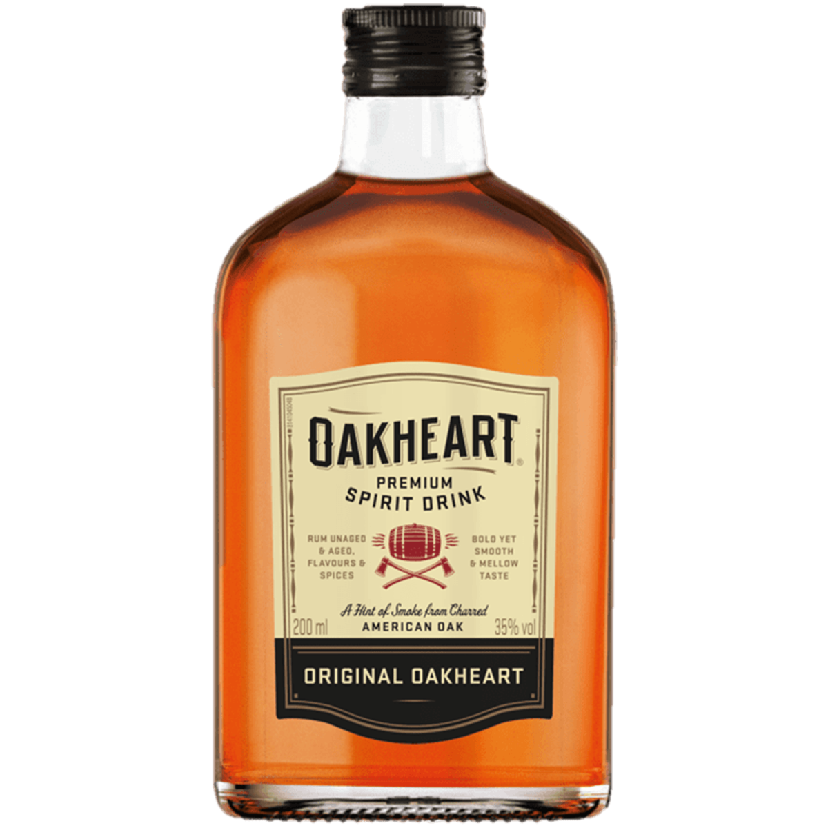 Напиток спиртной Bacardi "Oakheart" на основе рома, 0,2 л, 35%