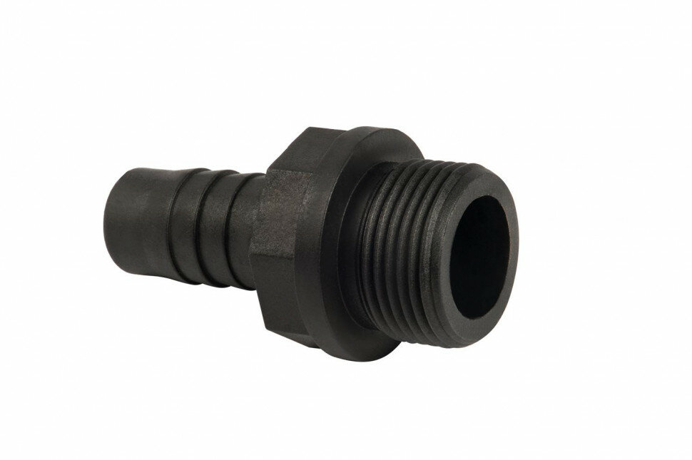 Штуцер пер/шланг нар. рез 1" пластик