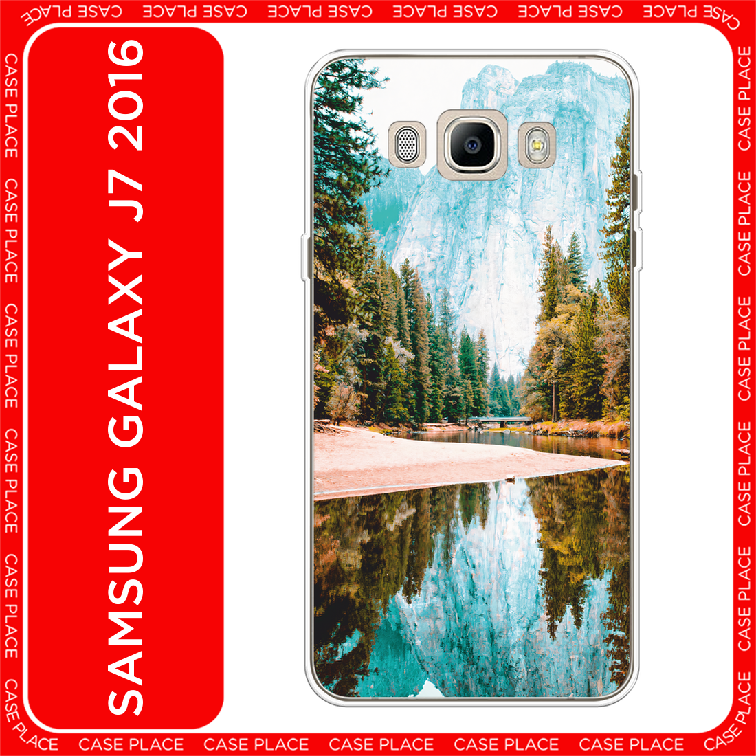 Чехол на Samsung Galaxy J7 2016 / Самсунг Галакси Джей 7 2016 с принтом Горы 11