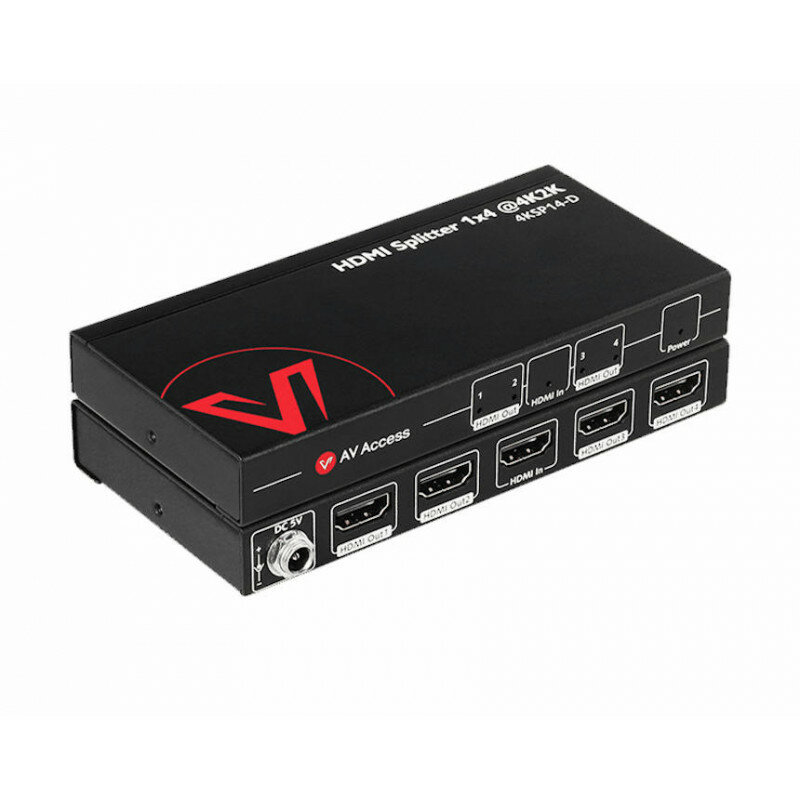 Сплиттер HDMI 1×4 AV Access 4KSP14-D