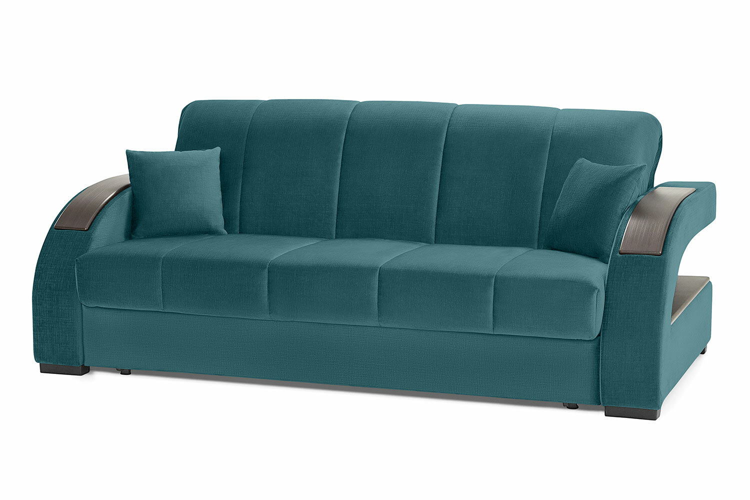 Диван-кровать DREAMART Барселона прямой, 221х92х119 см, механизм аккордеон, цвет бирюзовый