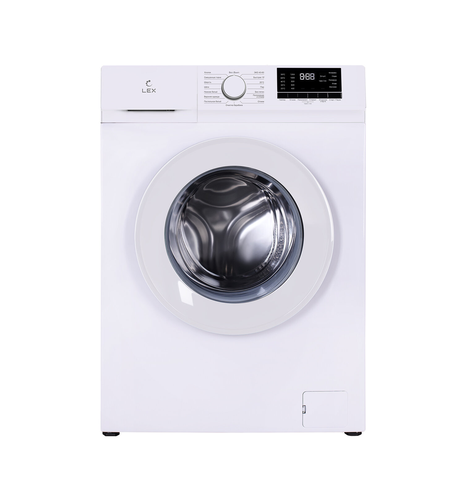 Стиральная машина Lex LWM10012WID (CHKO100011), инверторный BLDC двигатель, 16 программ, 10 кг, белый