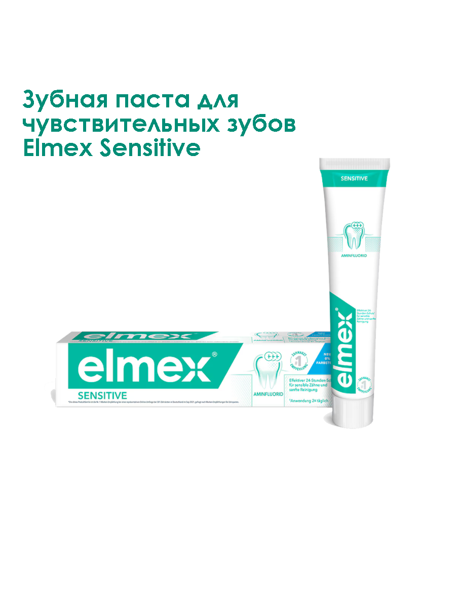 Зубная паста Elmex Sensitive для чувствительных зубов 75 мл