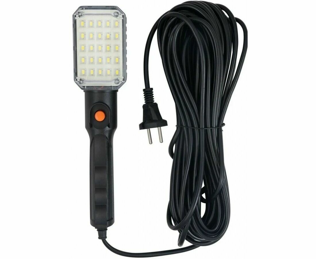 Старт лампа-переноска светодиод. 15м 10W(1000lm) магнит/подвес, кнопка вкл/выкл, черн 1090