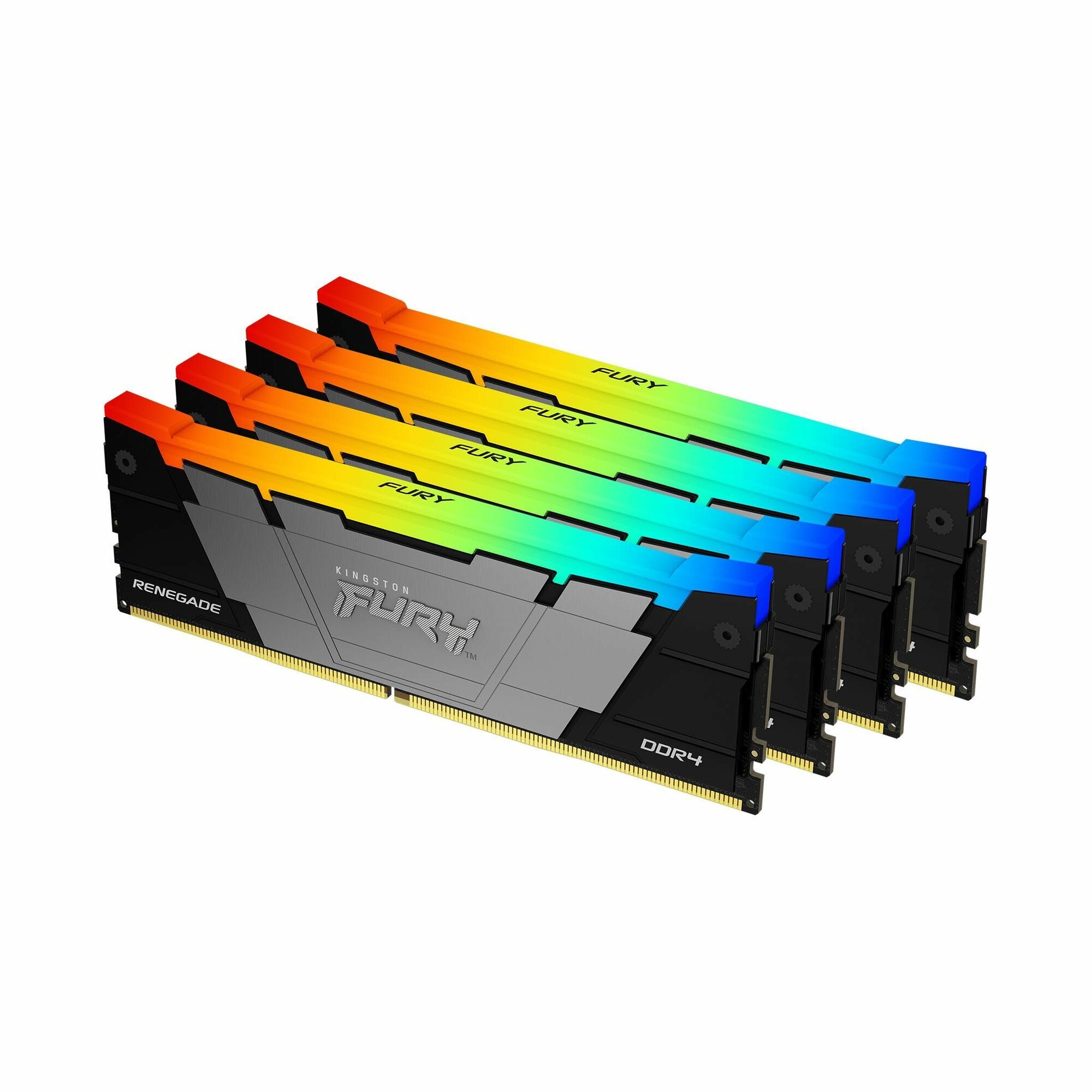 Оперативная память KINGSTON FURY Renegade RGB DIMM DDR4 32GB (4x8GB) 3600 MHz (KF436C16RB2AK4/32)