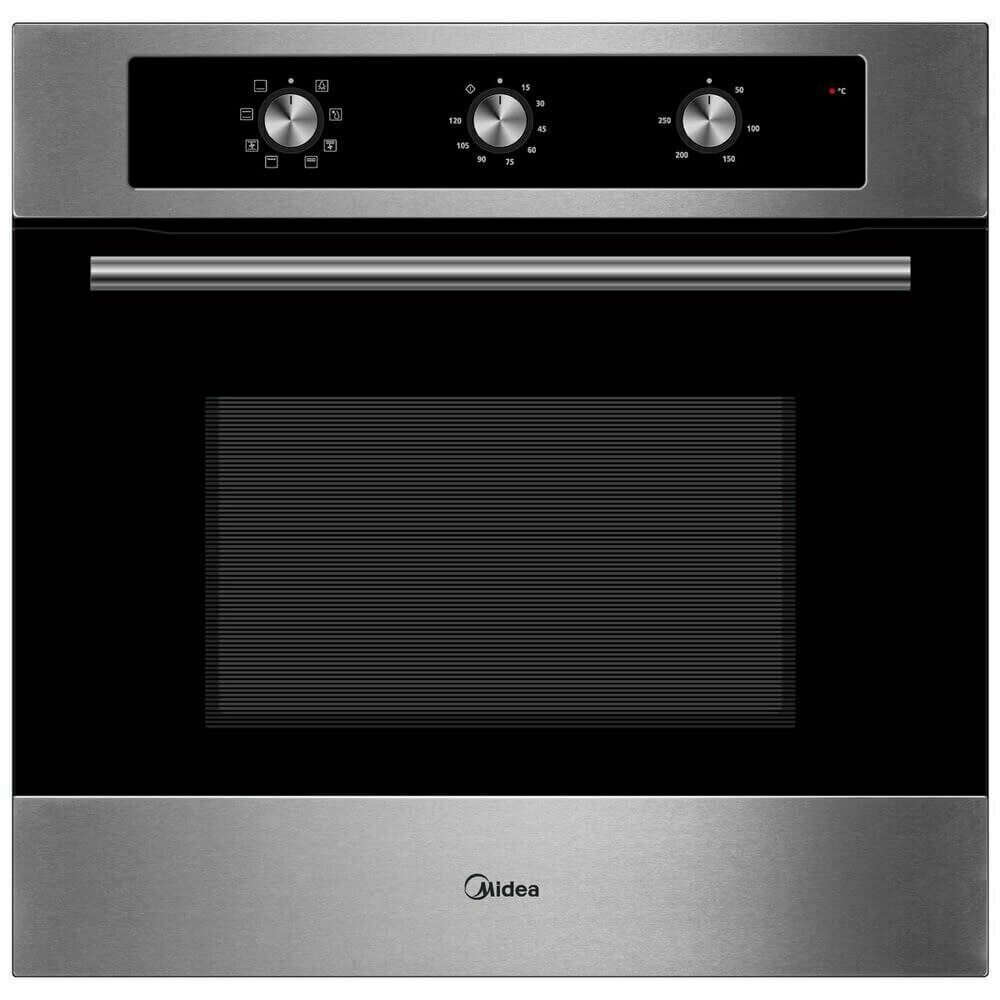 Духовой шкаф встраиваемый Midea MO37001X Inox, электрический, 65 л, черный