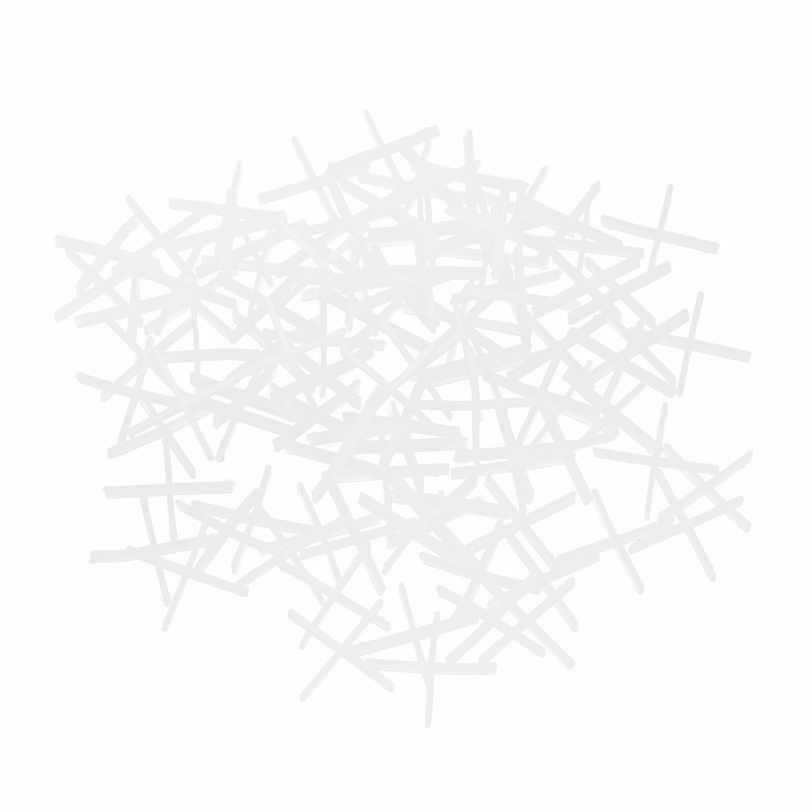 Крестики для плитки Matrix, 1 мм толщина, 100 штук, износостойкая пластмасса, 88082