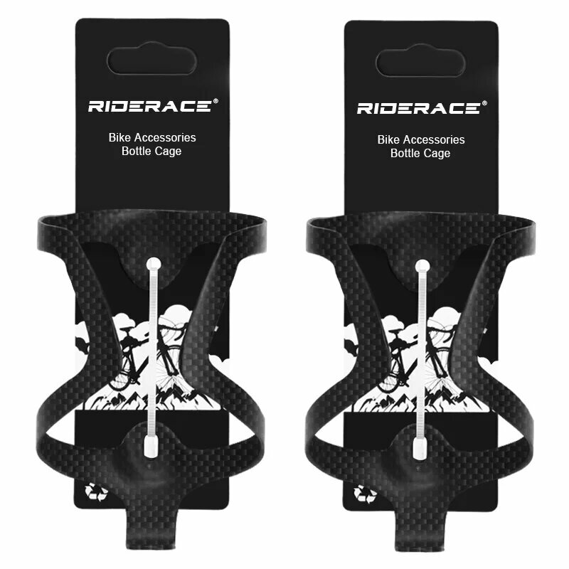 Держатель бутылки RIDERACE RR9504 из углеродного волокна 3K MATTE 2PCS