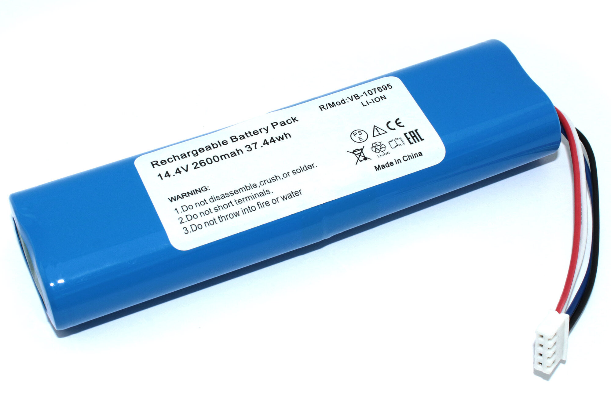 Аккумулятор для пылесоса Xiaomi Mi -Mop 2 Lite (MJSTL) 14,4V 2600mah