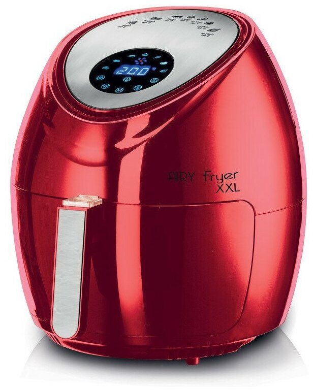 Аэрофритюрница Ariete 4618 Airy Fryer Max Red, 1800 Вт, сенсорная панель