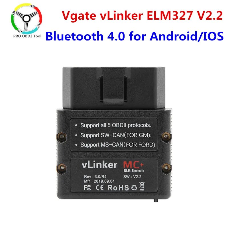 Vgate vLinker MC Bluetooth 4.0 OBD2 сканер