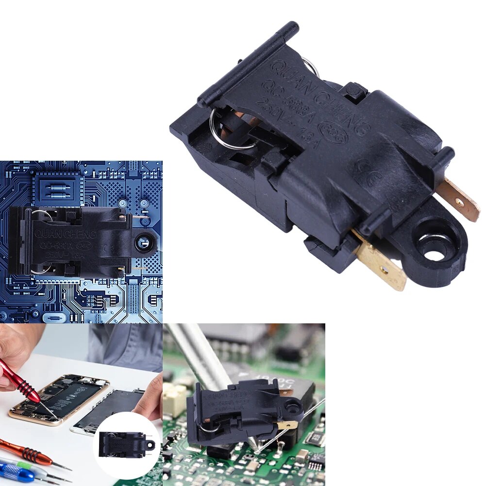 Выключатель питания электрического чайника 13A 250 В термостат паровой переключатель универсальный аксессуар чайники термостат переключатель пластик + металл