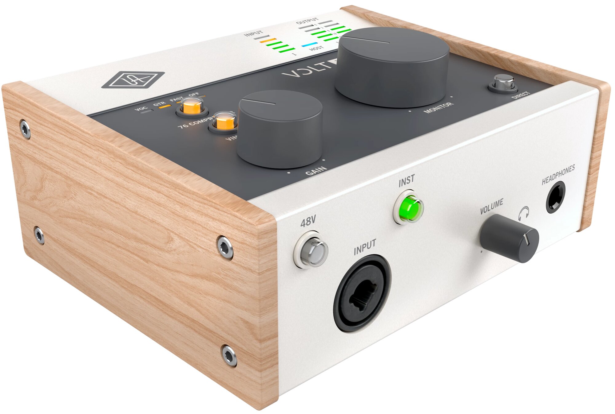 Звуковая карта Universal Audio Volt 176, USB C 2.0, 24 бита, 192 КГц, фантомное питание — фото 1