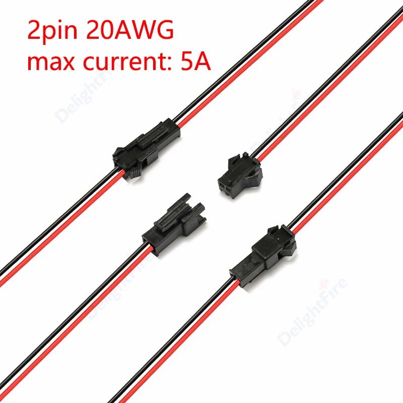 Разъемы 2pin 20AWG для светодиодных лент 5пар