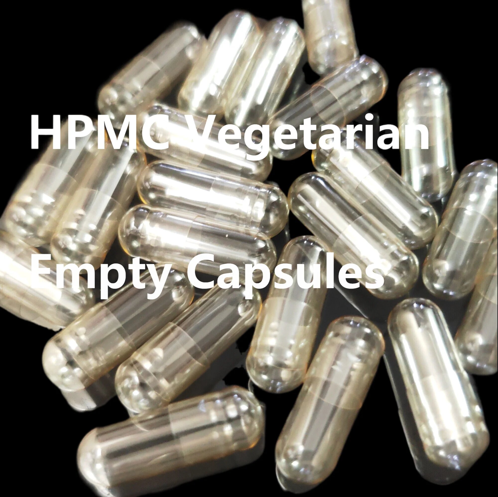 1000 шт. вегетарианские капсулы SUNNYPK HPMC размер 000,00,0,1,2,3,4 size 0, Clear