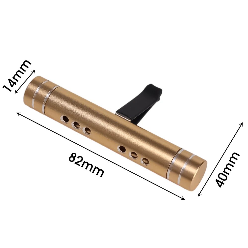 Автомобильный ароматический зажим на вентиляционную решетку креативный автомобильный диффузор твердые духи декоративные аксессуары несколько ароматов и цветов автомобильный освежитель воздуха Golden