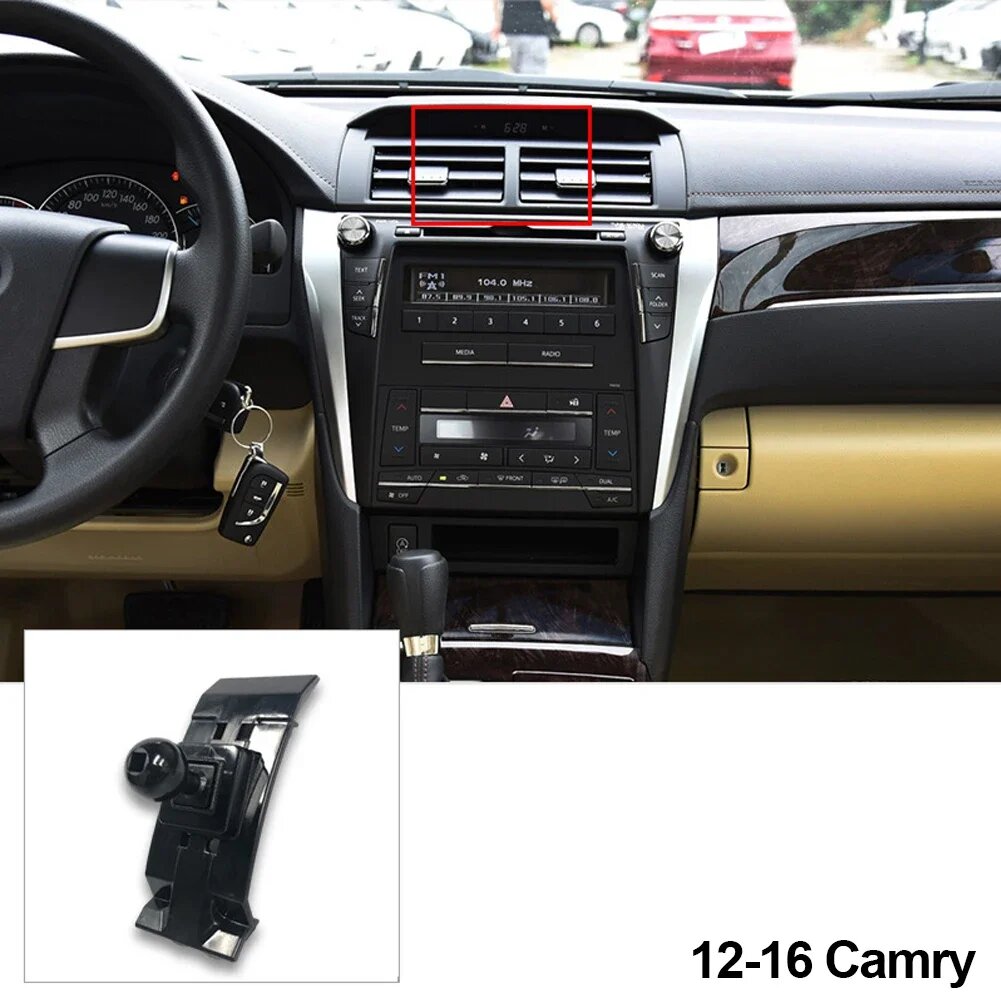16 мм специальные крепления для автомобильного держателя телефона Toyota Corolla, держатель GPS с фиксированным кронштейном, база для воздуховыпускного отверстия, аксессуары 2008-2022