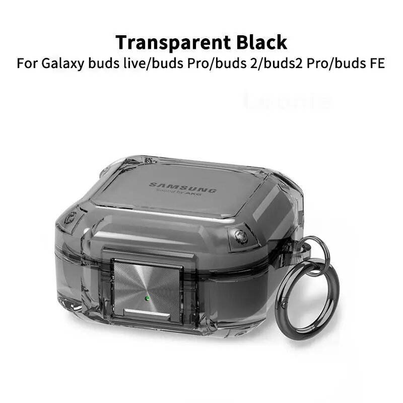 Чехол для наушников GerTong прозрачный для Samsung Galaxy Buds For Buds FE, 3288702