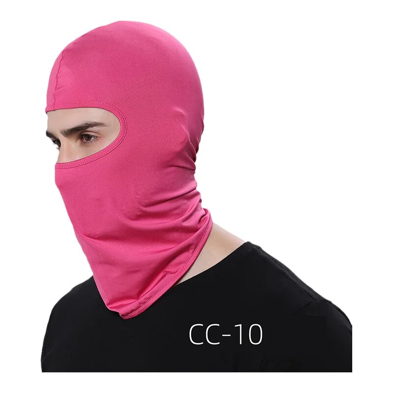 Мотоциклетная маска на шлем, Балаклава 23 Цвета, летние аксессуары для Розовый, CC-10 Rose