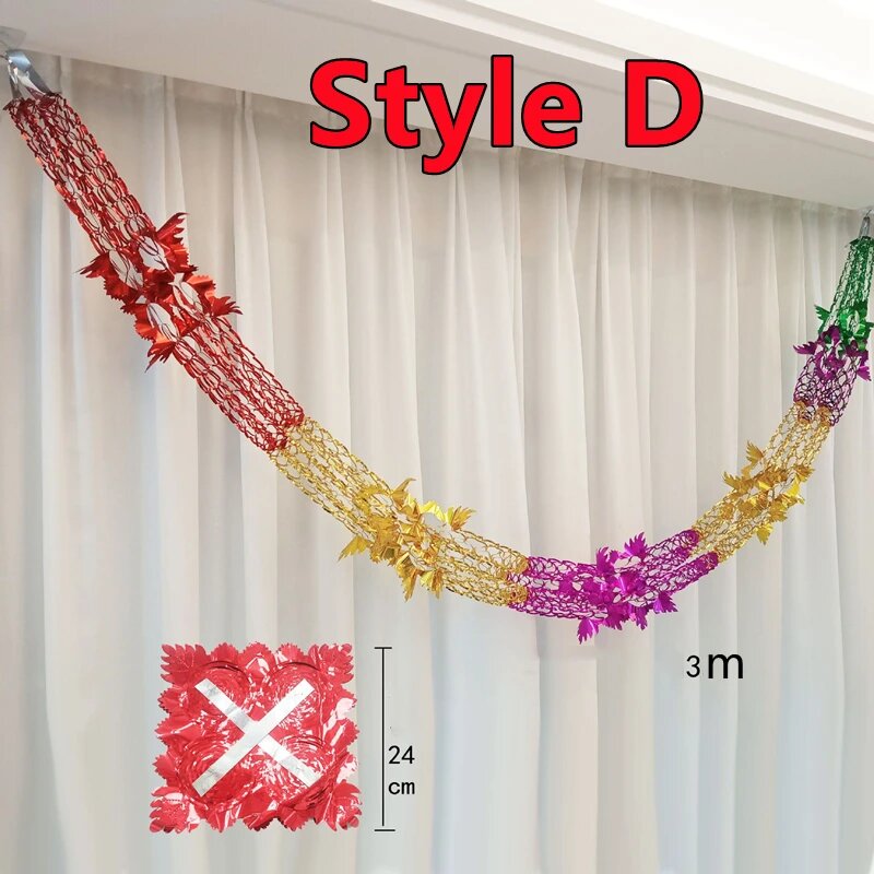 Гирлянда декоративная Style D, 3 м, 24 см