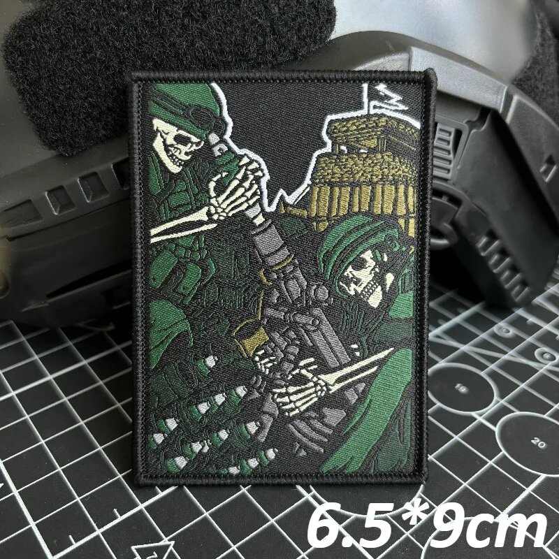 Тактический патч череп солдат DZ046