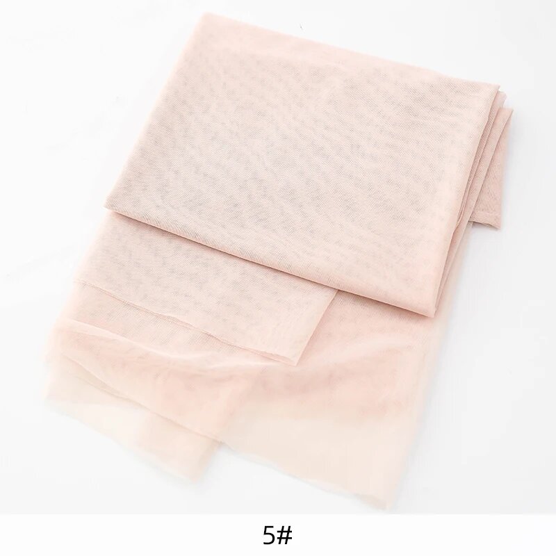 45X150 см Мягкая 4-сторонняя эластичная сетчатая ткань телесного цвета с половиной ярда для шитья одежды на подложке платья Нижняя одежда Тюль