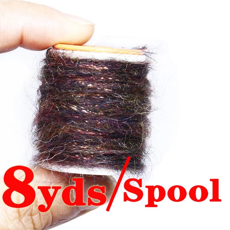 Пряжа для вязания мух Royal Sissi Dirty Bug Yarn BY Coffee