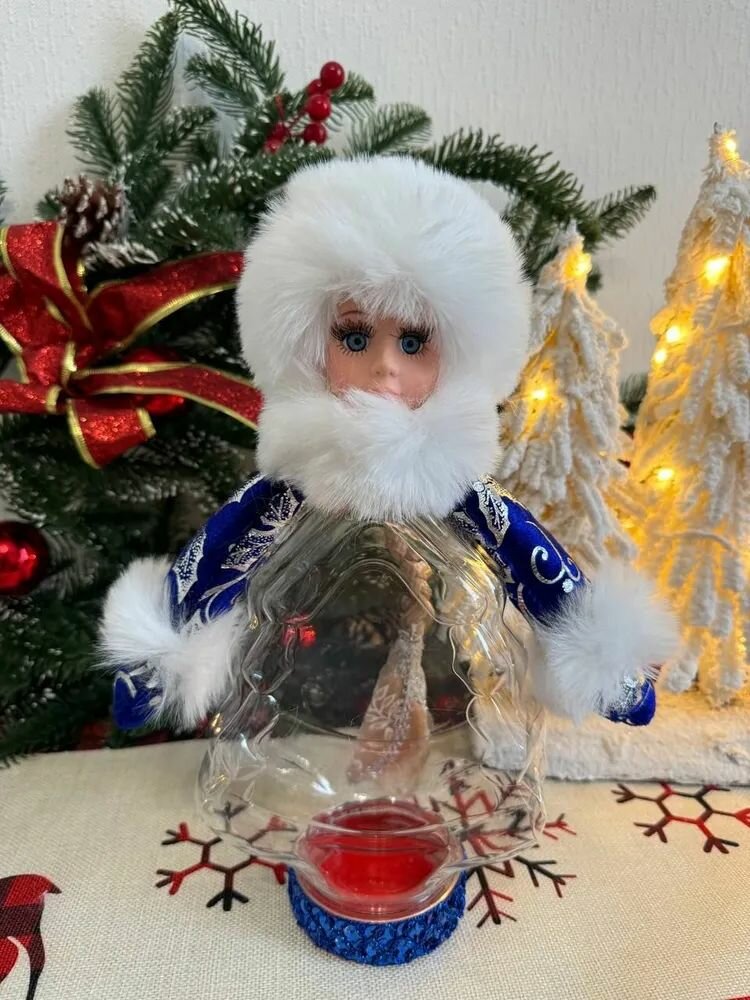 Фигурка Снегурочка для конфет под елку, 25 см