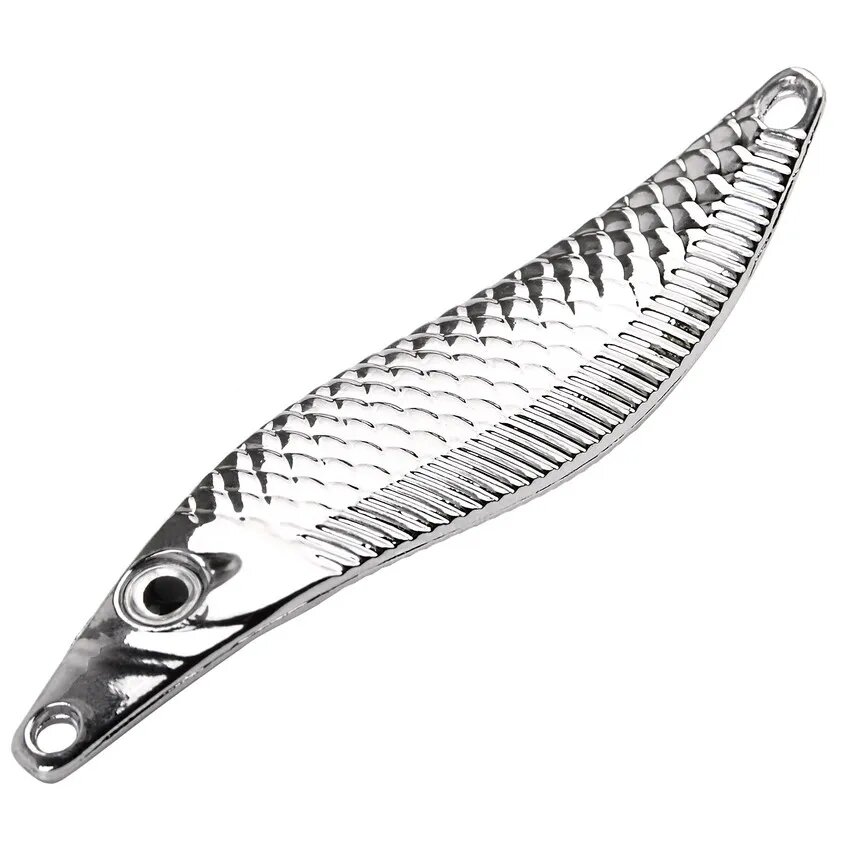 Металлическая ВИБ пиявка Lures 20г, 15г, 10г, 7г Серебряный, 15g, B-No hook