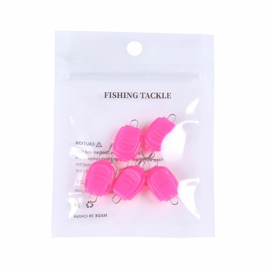 Набор из 5 держателей лески, держателя катушки для приманки, зажима, пряжки, стопора